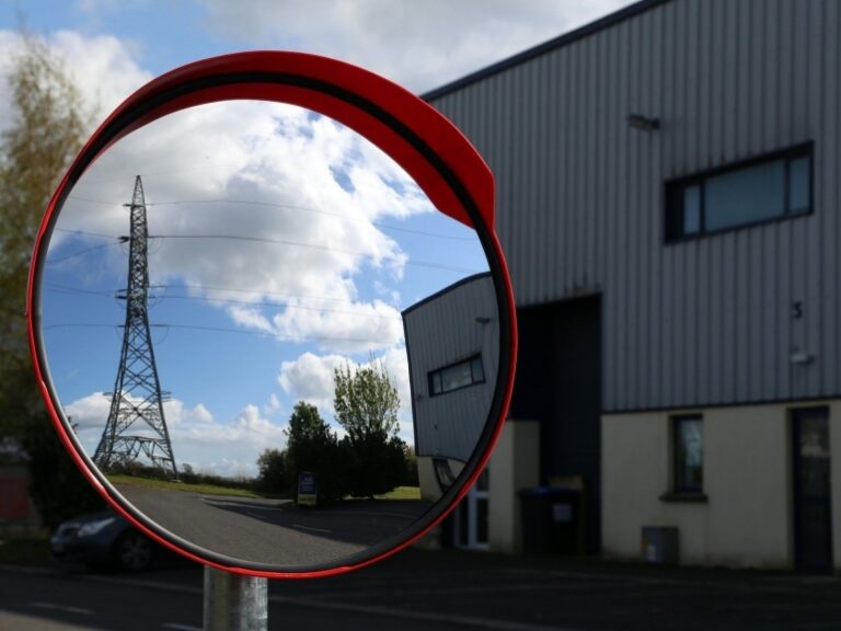 KACA CEMBUNG JALAN 45,60, 80, 100 CM | CONVEX MIRROR OUTDOOR